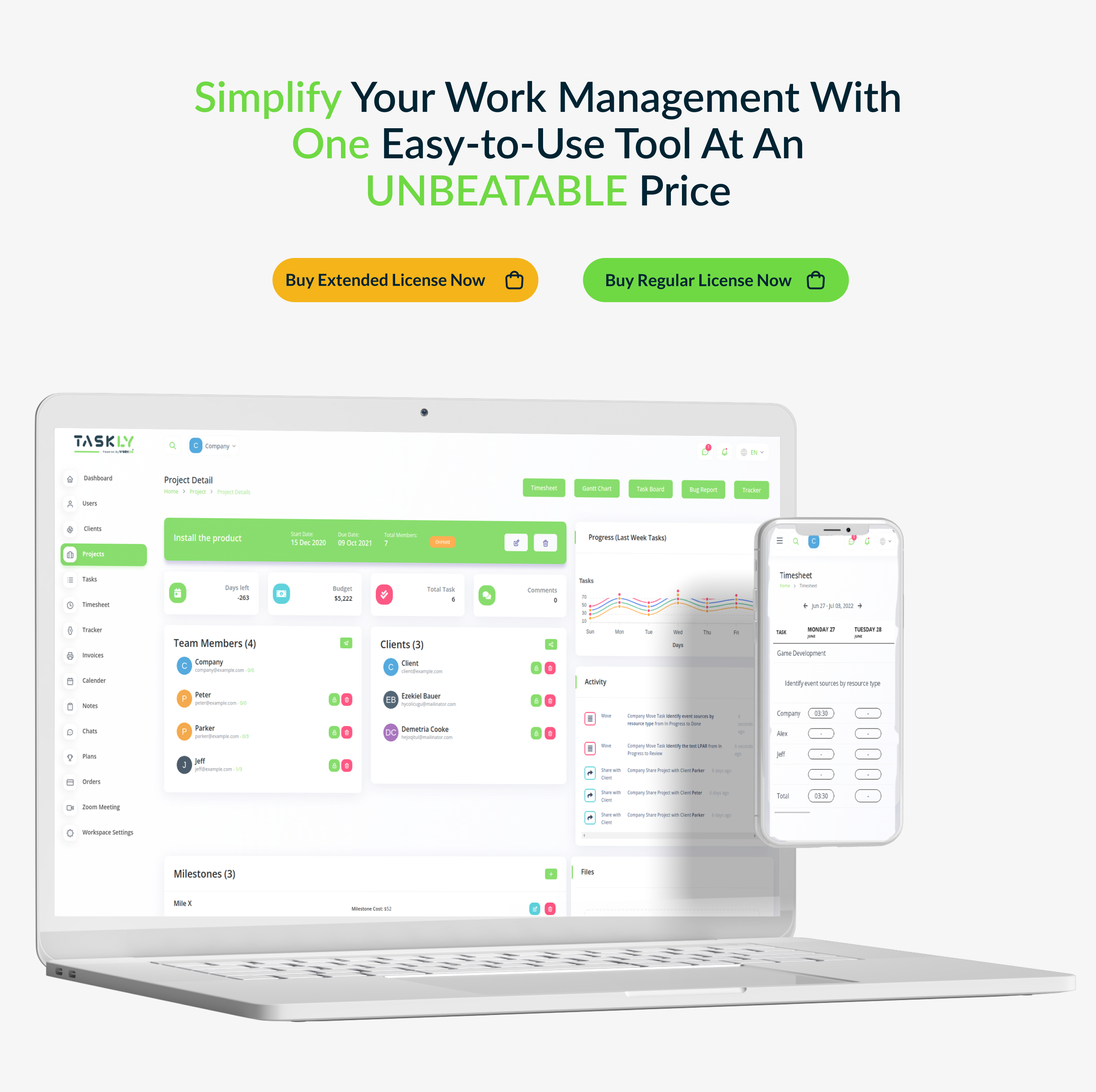 TASKLY SaaS – Project Management Tool - RIT Market